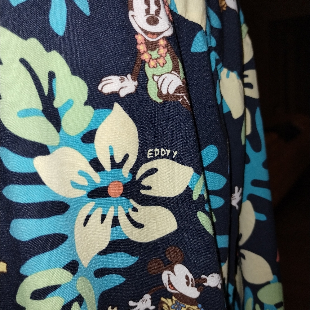 Rare Disney Reyn Spooner Mickey,Minnie And Friends Ha… - Gem